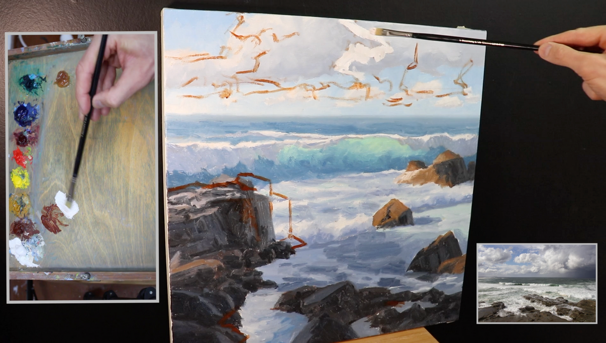 Wild Sea - Painting Tutorial Video Download – Samuel Earp Fine Art