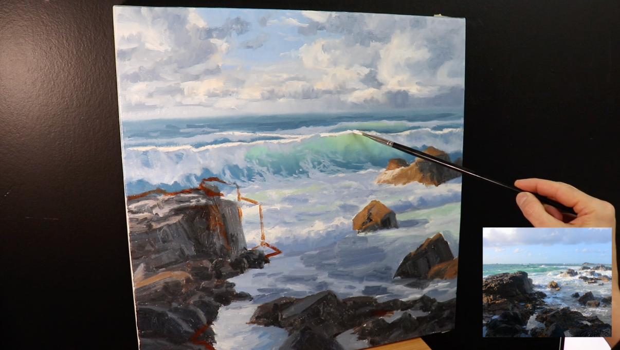Wild Sea - Painting Tutorial Video Download – Samuel Earp Fine Art